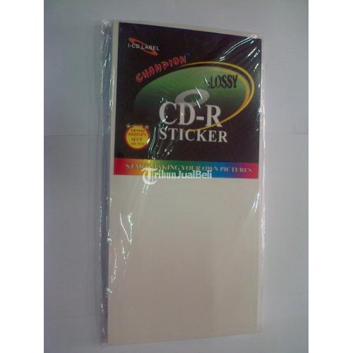 CD Sticker / Label CD Merk Champion Jenis Kertas HVS Dan Glossy Harga ...