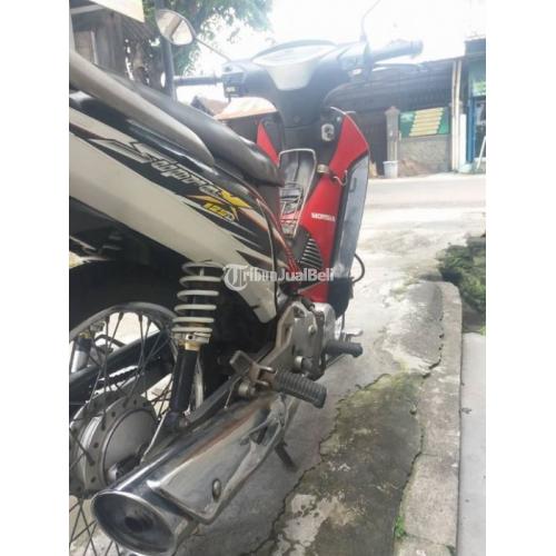 Supra X 125 Tahun 2005 Warna Merah Silver Kondisi Mesin Motor Terawat ...