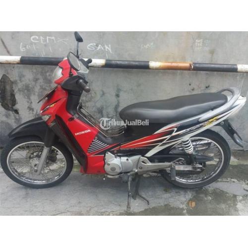 Supra X 125 Tahun 2005 Warna Merah Silver Kondisi Mesin Motor Terawat ...