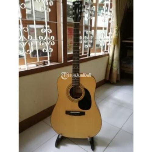 Gitar Akustik Elektrik Merek Cort AD810E OP Second Mulus Banyak Bonus ...