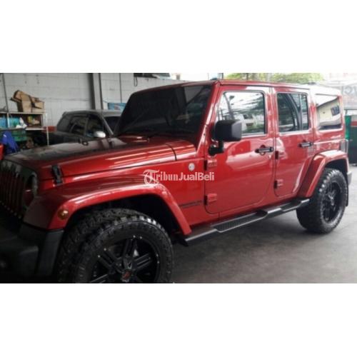 Mobil Bekas Jeep Rubicon Type Sahara 4x4 Merah Maroon Mulus Low KM ...