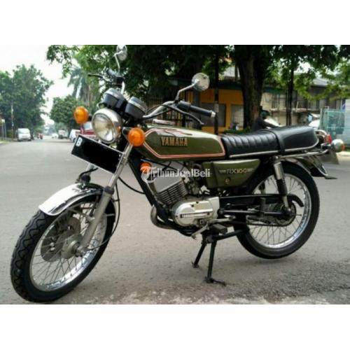 Motor Jadul Yamaha RX 100 Hijau Tahun 1977 Serba Baru Terawat Siap ...
