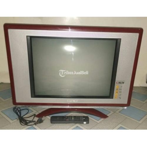 TV Tabung Polytron 21 Inch Layar Datar Lengkap Dengan Remote di Jakarta ...
