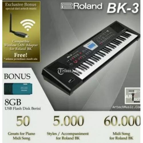 New Roland Keyboard BK3 Power Suara Tebal Siap Pakai Ukuran Elegan di ...