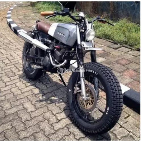 Honda GL 200 cc Modif Custom Scrambler Bekas Second Harga Murahdi ...