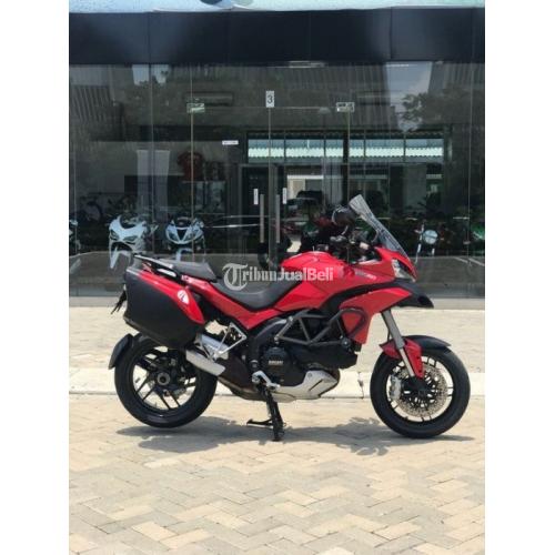 Moge Ducati Multi Strada Full Warna Merah Original Pemakaian 2016 di ...