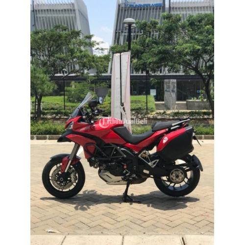 Moge Ducati Multi Strada Full Warna Merah Original Pemakaian 2016 di ...