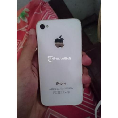 IPhone 4 16 GB Putih Bagus Mulus Komplit Normal No Minus Siap COD di ...