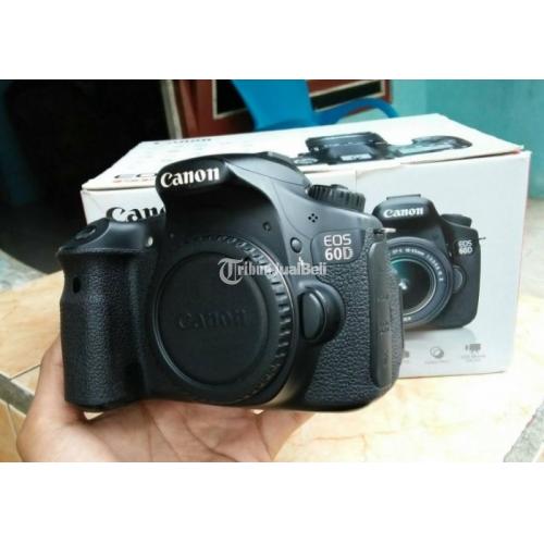 Kamera Canon 60D BO Harga murah Komplit Bagus Flash Nyala Fisik Normal ...