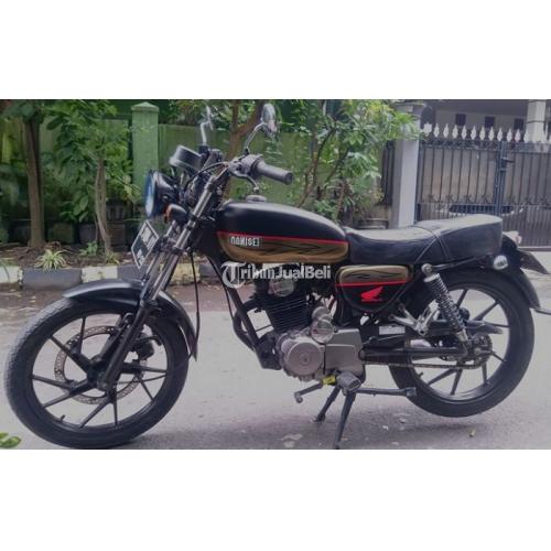 Motor Klasik Honda GL 100 Tahun 1982 Modif Upgrade Normal Mulus Lengkap ...