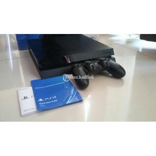 Playstation 4 Jet Black Bekas Konsol Game PS4 Murah Normal Lengkap Segel di Bandung - Tribun ...