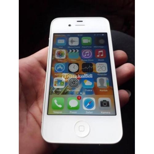 IPhone 4 Internal 32 GB Barang Oke iCloud Aman Mulus Normal LCD Bening ...