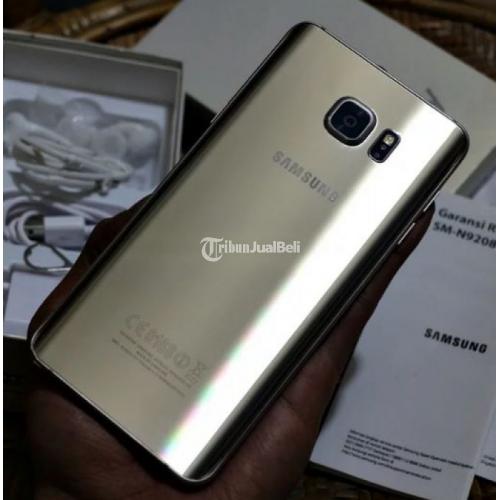 Samsung Galaxy Note 5 Bekas Sudah 4G LTE Gold Platinum Fungsi Oke Mulus ...