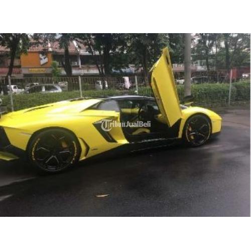 Mobil Mewah Lamborghini Aventador Roadster 2013 KM 8000 Kuning di ...