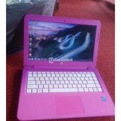 Laptop HP Stream PC 13 Celeron Haswell Pinky Ceria Mulus Normal Murah di Jawa Barat - Tribun ...