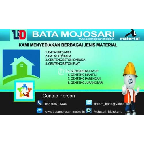 Sedia Bata Merah, Genteng Biasa dan Genteng Beton di Mojosari Mojokerto ...