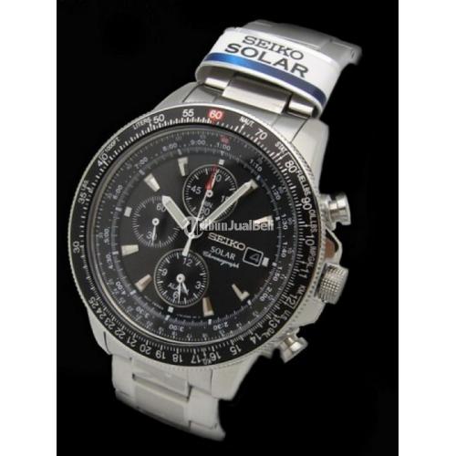 Seiko Pilot Chronograph Solar Watch SSC009P1 di Jakarta Pusat - Tribun ...