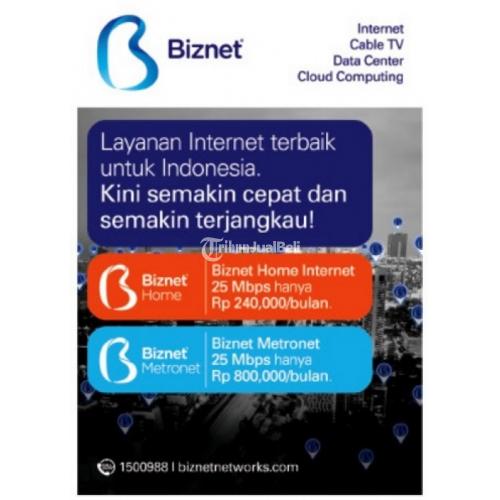 Paket Home Internet BIZNET Lancar Harga Murah 25 Mbps Untuk 10 Komputer ...