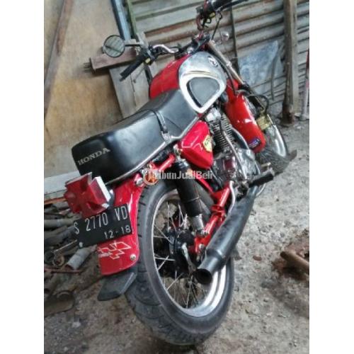 Motor Antik Honda CB 125cc Warna Merah Modifikasi Siap Turing Harga ...