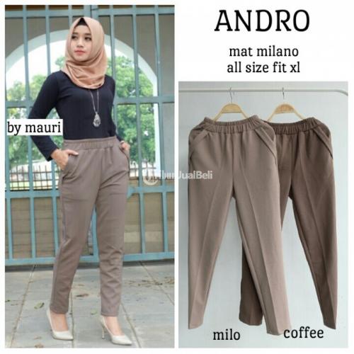 Celana Panjang Cewek Andro Bahan Milano 2 Warna Apik di Solo - Tribun ...