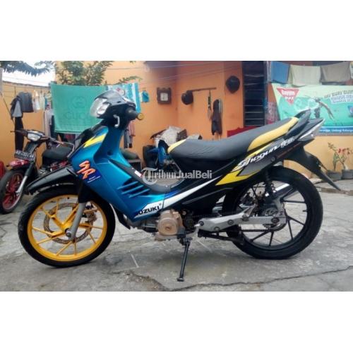 Suzuki Shogun SP 125 Tahun 2005 Warna Biru Surat Komplit Plat B Harga ...