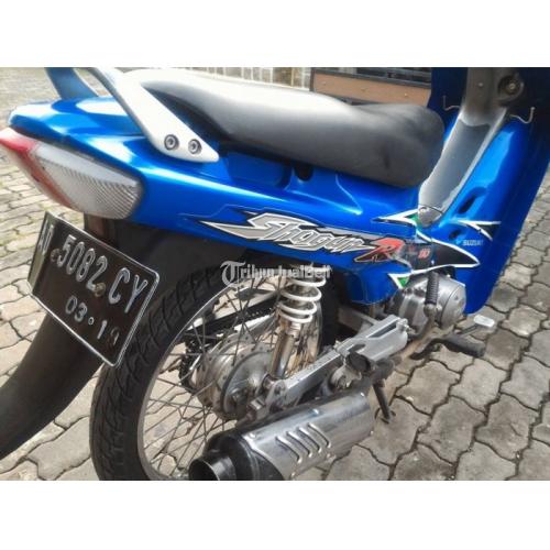 Suzuki Shogun New 110 Tahun 2004 Biru Mulus Mesin Halus Terawat di Solo ...