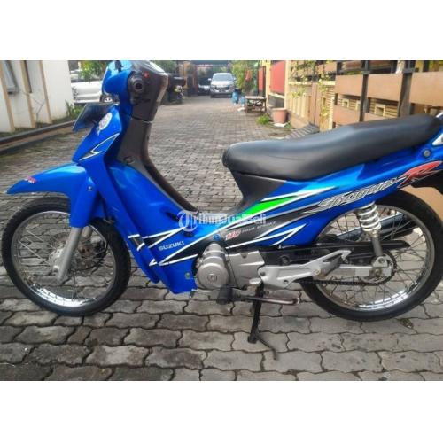 Suzuki Shogun New 110 Tahun 2004 Biru Mulus Mesin Halus Terawat di Solo ...