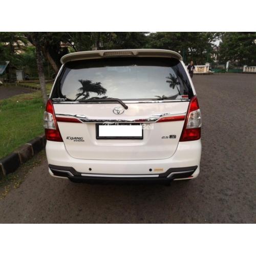 Toyota Innova G Automatic Diesel Tahun 2014 Akhir Putih Mulus di ...
