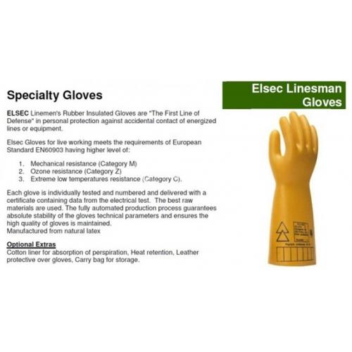 Sarung tangan anti listrik,Insulated Glove,Elsec insulating 20kv ...