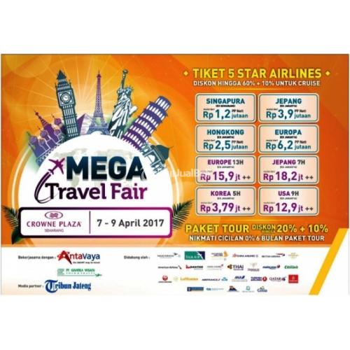 Mega Travel Fair Hadir di Semarang Harga Tiket SemarangdiSingapura PP Murah Meriah di Semarang ...
