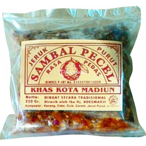 Sambal Pecel Asli Madiun dan Lempeng/Kerupuk Puli Mentah Khas Madiun di ...
