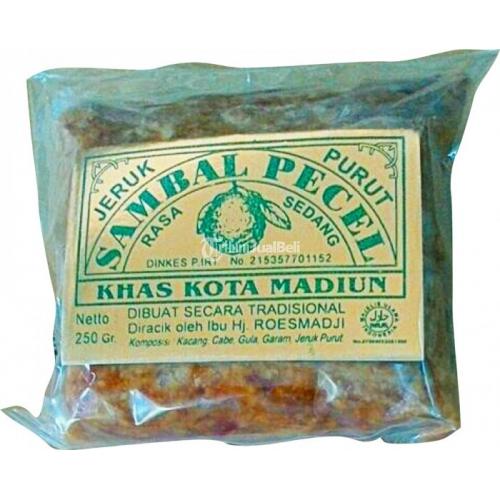 Sambal Pecel Asli Madiun dan Lempeng/Kerupuk Puli Mentah Khas Madiun di ...