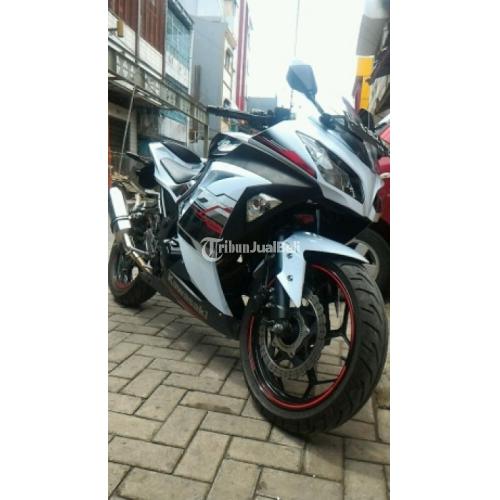 Motor Kawasaki Ninja 250 Fi ABS 2014 Putih Seken Normal Low KM Lengkap ...
