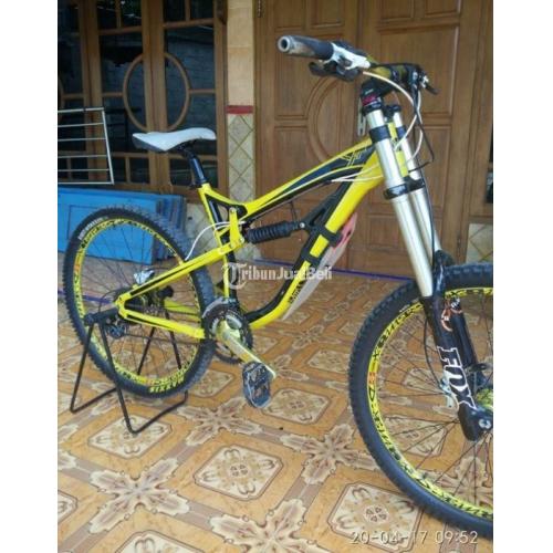 Sepeda MTB Full Suspension Bagus Warna Kuning Harga Nego Tipis di ...