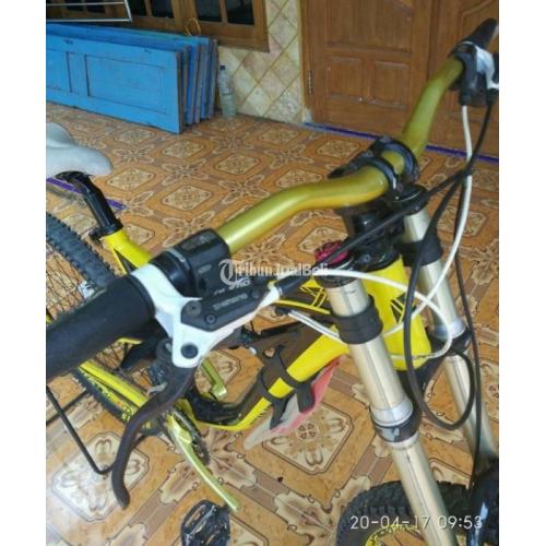 Sepeda MTB Full Suspension Bagus Warna Kuning Harga Nego Tipis di ...