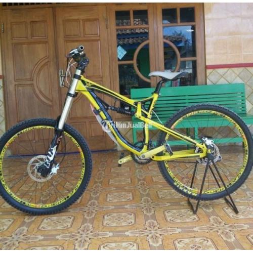 Sepeda MTB Full Suspension Bagus Warna Kuning Harga Nego Tipis di ...