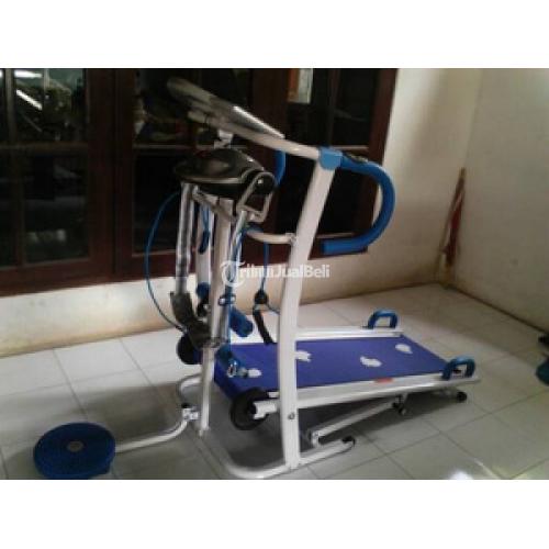 Treadmill Manual 6 In 1 Foldable Jogger Machine Stepper Twister Push Up ...