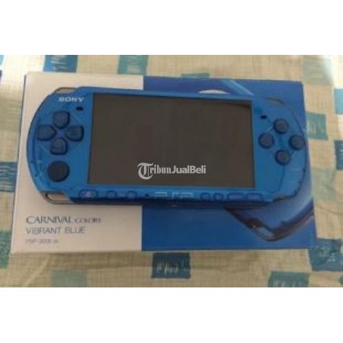 Konsol Sony PSP Slim 3006 Warna Biru Langka Normal Murah Siap Pakai di ...