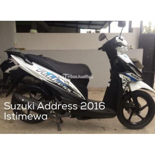 Motor Matic Suzuki Address 2016 Seken Mulus Surat Lengkap Siap Gas di ...
