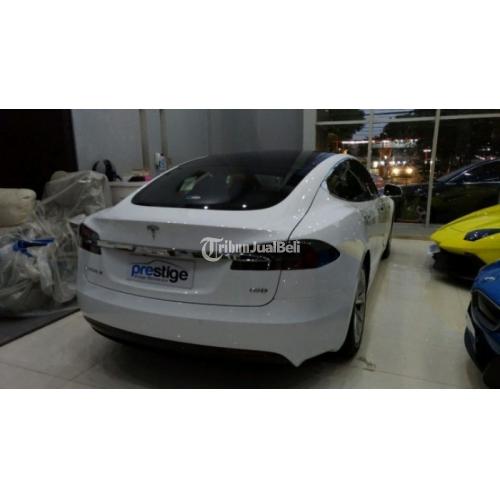 Mobil Tesla Model S P60D White on Beige Tahun 2016 Enhabce Autopilot di ...