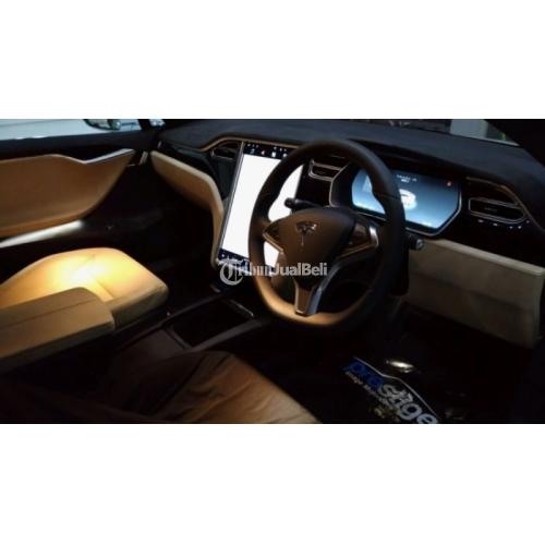 Mobil Tesla Model S P60D White on Beige Tahun 2016 Enhabce Autopilot di ...