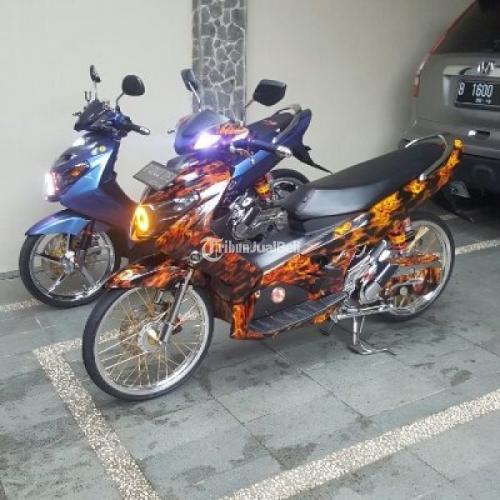 Motor Klasik Yamaha Nouvo Z Tahun 2005 Full Chrome & Full Modif di ...