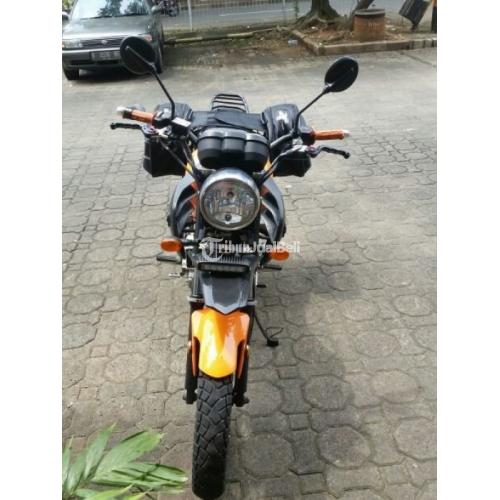 Motor Touring Modifikasi Advanture Basic Yamaha Scorpio Nego di Jakarta ...
