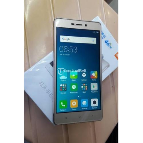 Xiaomi Redmi 3X Ram 2GB Warna Gold Sudah 4G LTE Mulus Istimewa Komplit ...
