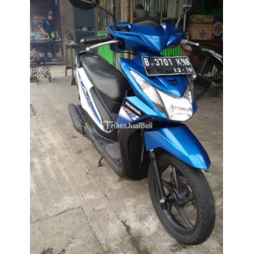 Honda Beat fi Tahun 2013 Warna Biru Mulus Mesin Oke Surat Lengkap di ...