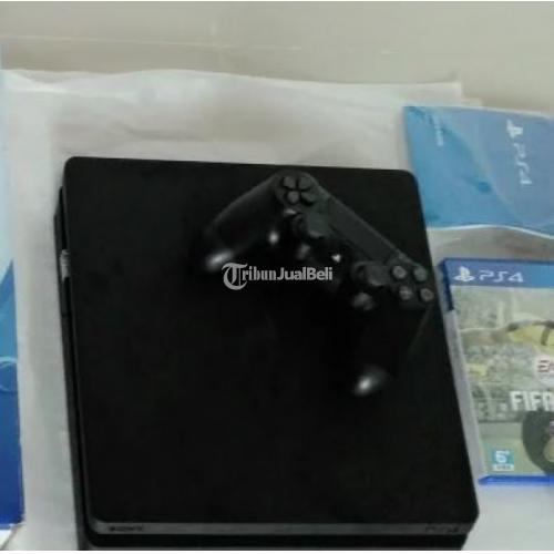 PS4 Slim Seri Terbaru Kelengkapan Komplit Tinggal Colok Lanjut Main Aja ...