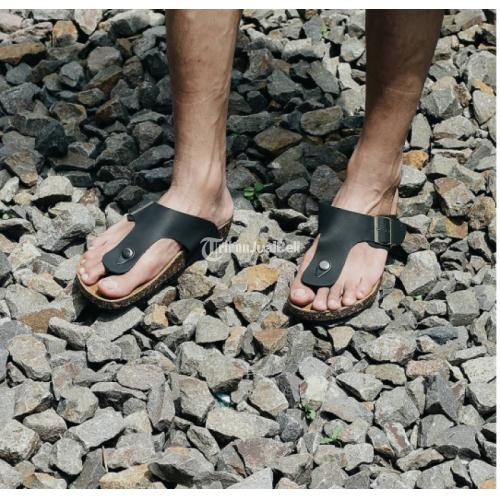Navara Man Anson Black Sandal Sendal Cowok Pria Harga Murah di Surabaya ...