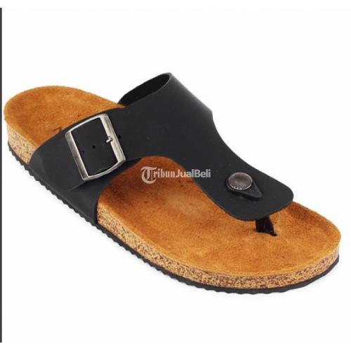 Navara Man Anson Black Sandal Sendal Cowok Pria Harga Murah di Surabaya ...