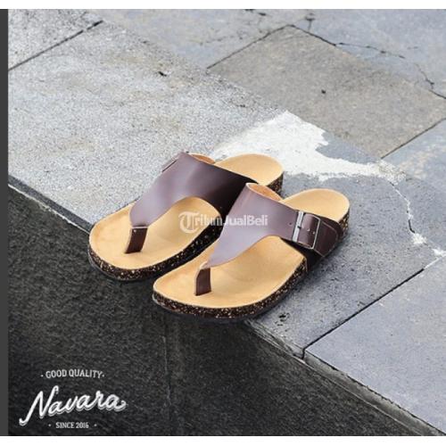 Navara Man Arley Brown Sendal Sandal Pria Cowok Harga Murah di Surabaya ...