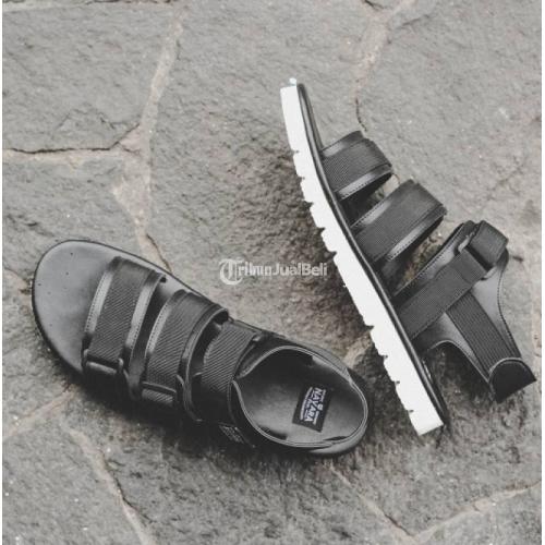 Navara Man Xavier Black Sandal Sendal Pria Cowok Harga Murah di ...